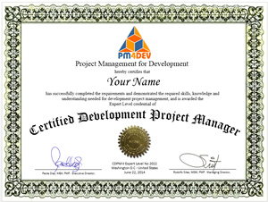 PM4DEV: Certificate Program
