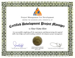 PM4DEV: Certificate Program